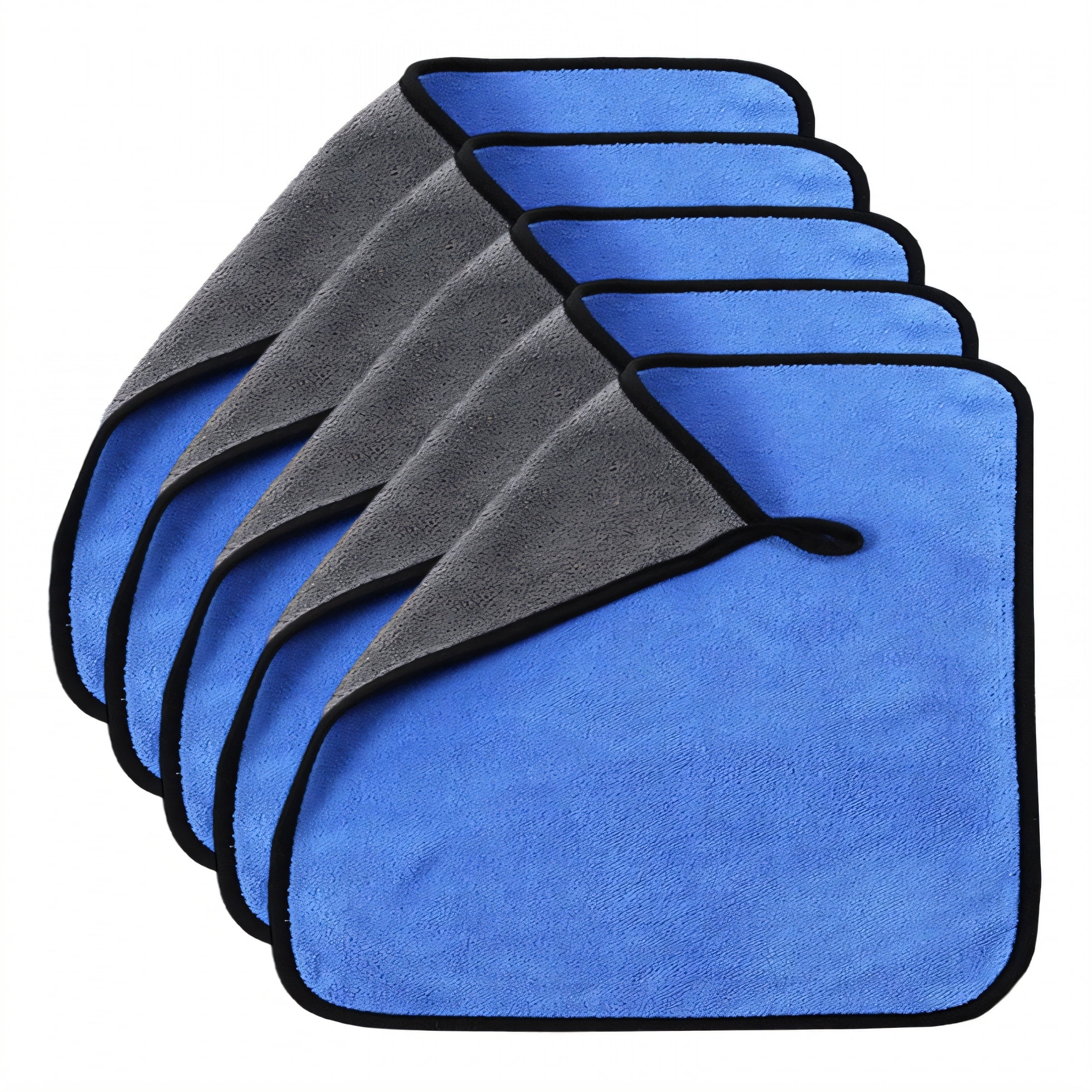 AUQ 5Pcs Cleaning Rags,Long-Lasting Cleaning Microfiber Towel,Highly ...