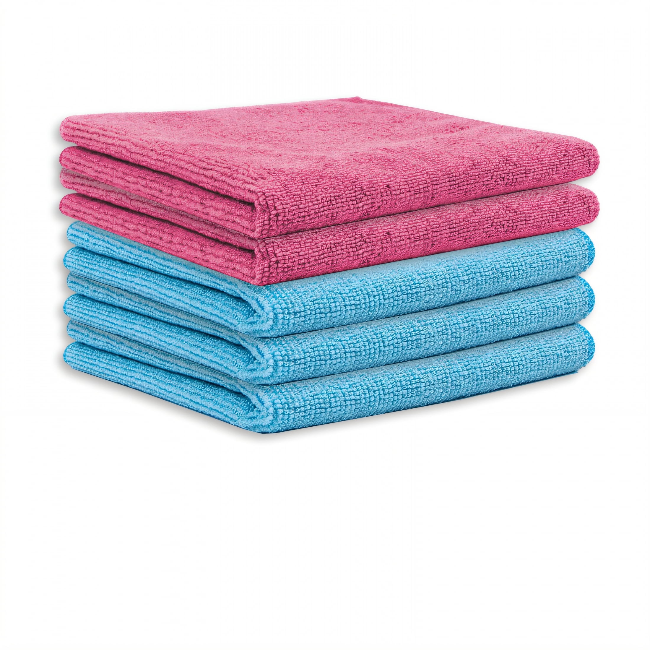 AUQ 5Pcs Cleaning Rags,More Elastic Microfiber Towels,Bacteria ...
