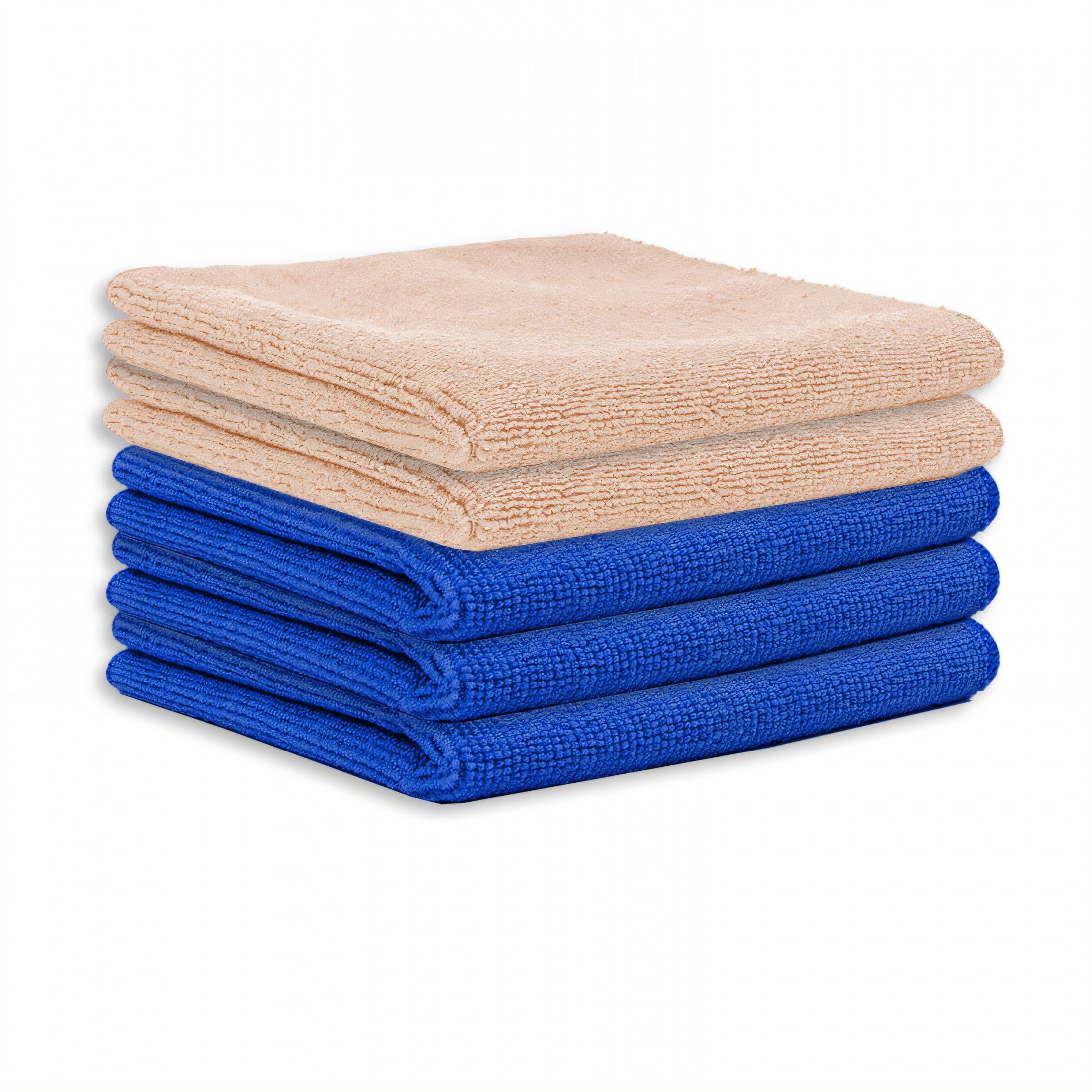 AUQ 5Pcs Cleaning Rags,Strong Water Absorption Microfiber Towels,Fiber ...