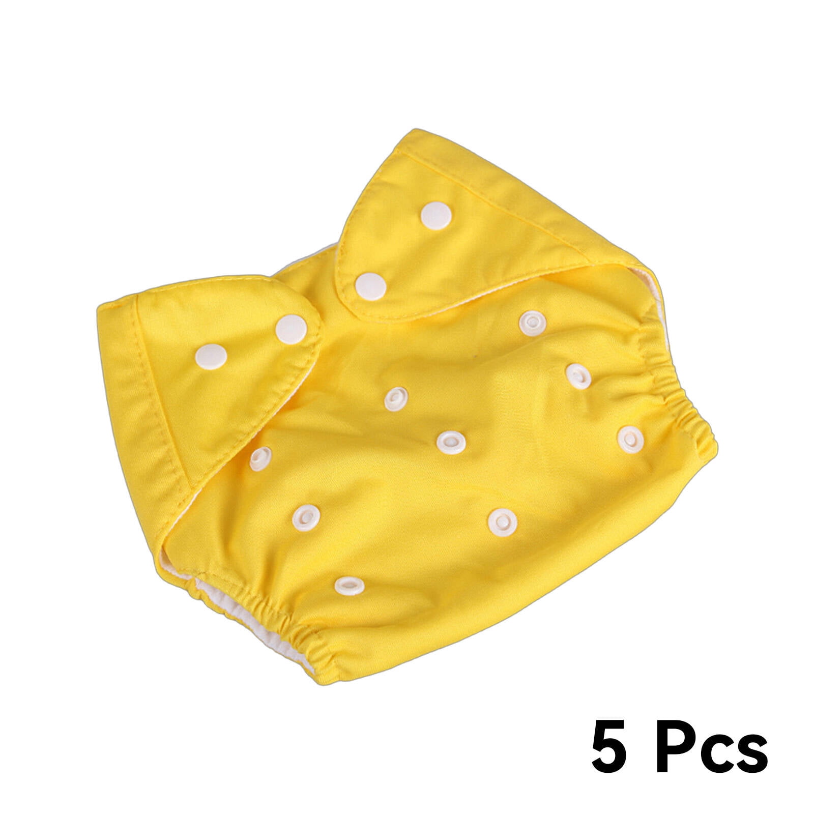 AUQ 5Pcs Cloth Diapers Adjustable Waist Cloth Diapers for Babies Thin ...