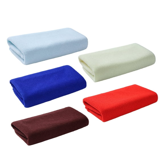 AUQ 5Pcs Microfiber Face Towels,Multi Purpose Cleaning Towel Face ...
