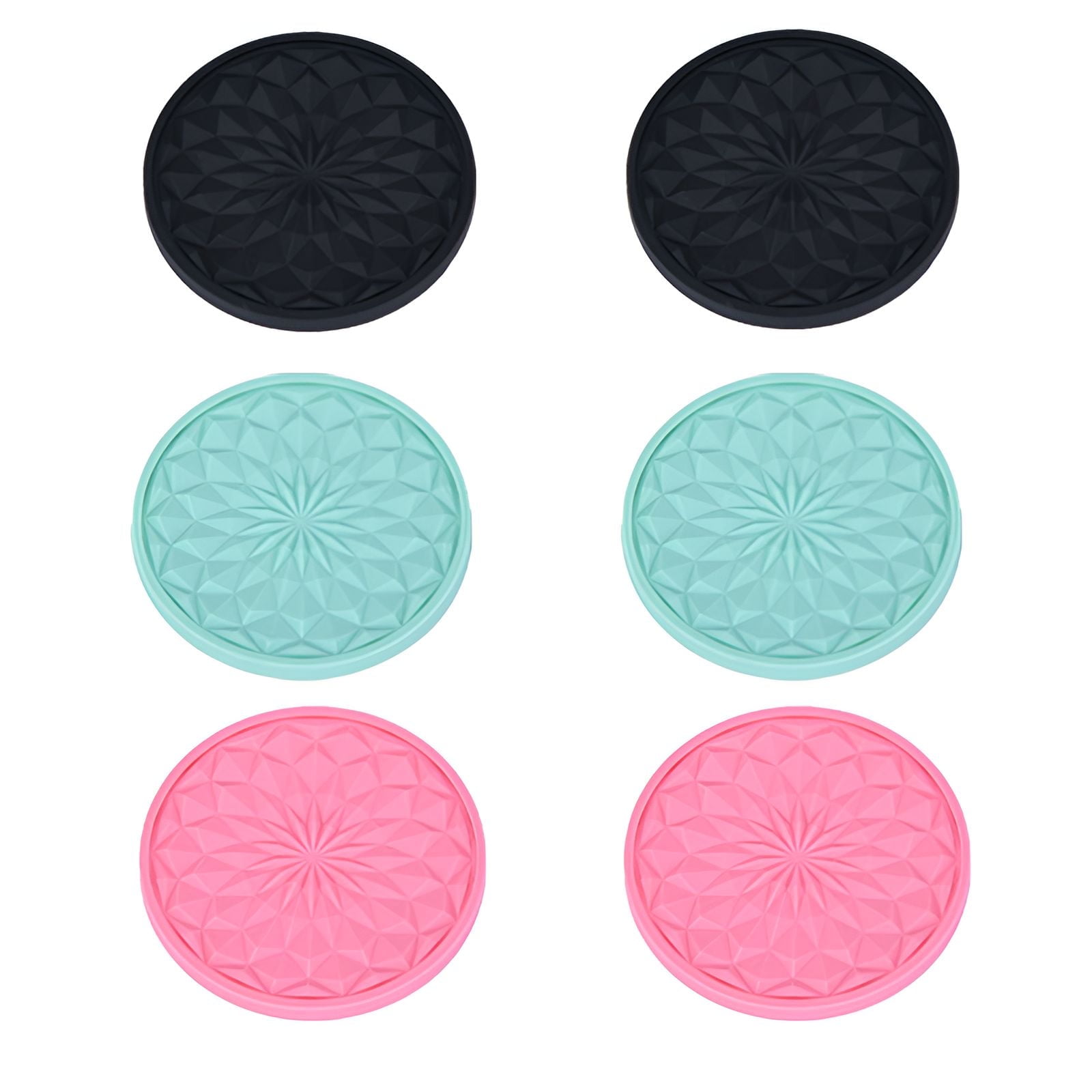 AUQ 6Pcs Coasters,Suitable for Home & Office Cute Coasters,Compact ...