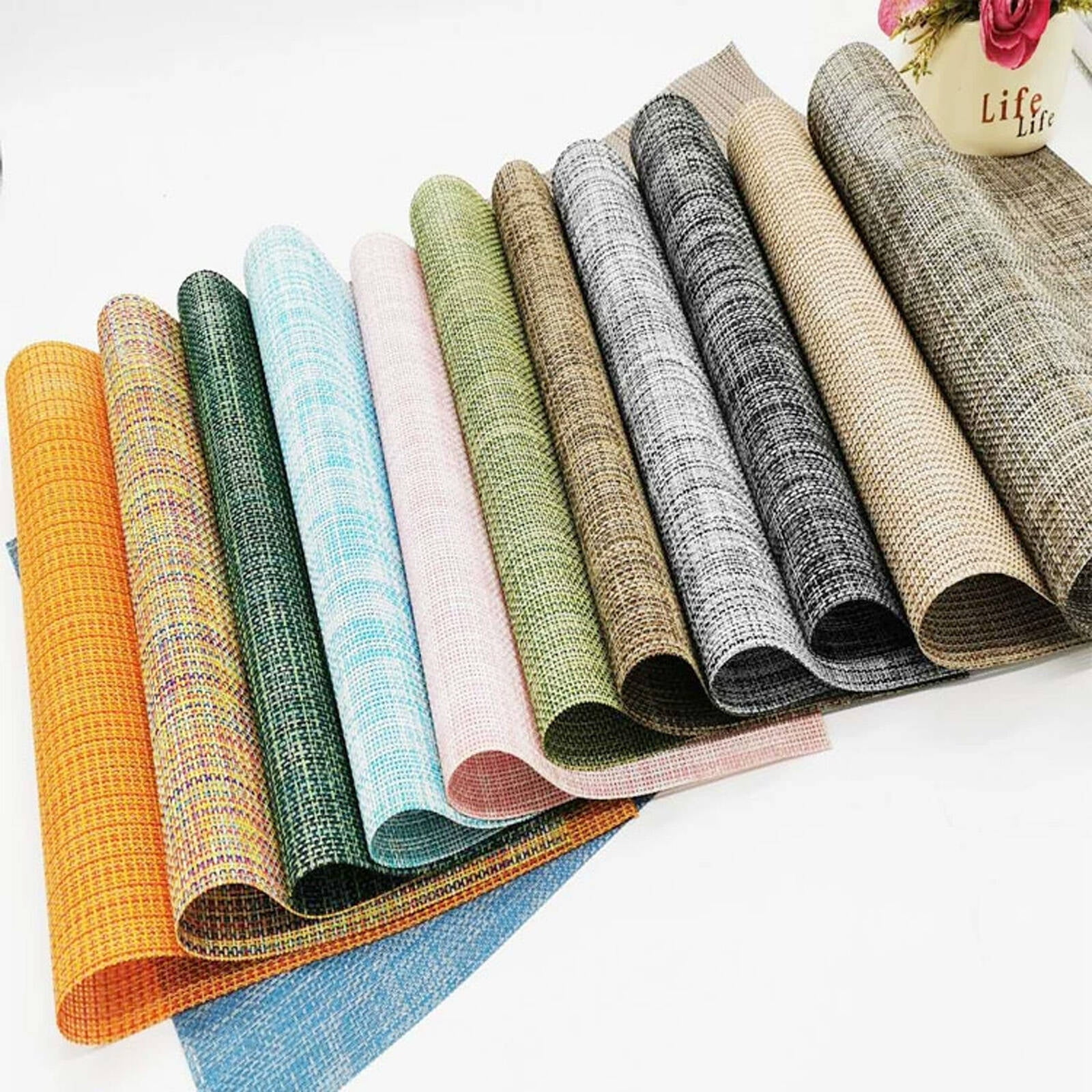 AUQ 6Pcs Dish Drying Mat Modern Design Table Mats Exquisite Appearance ...