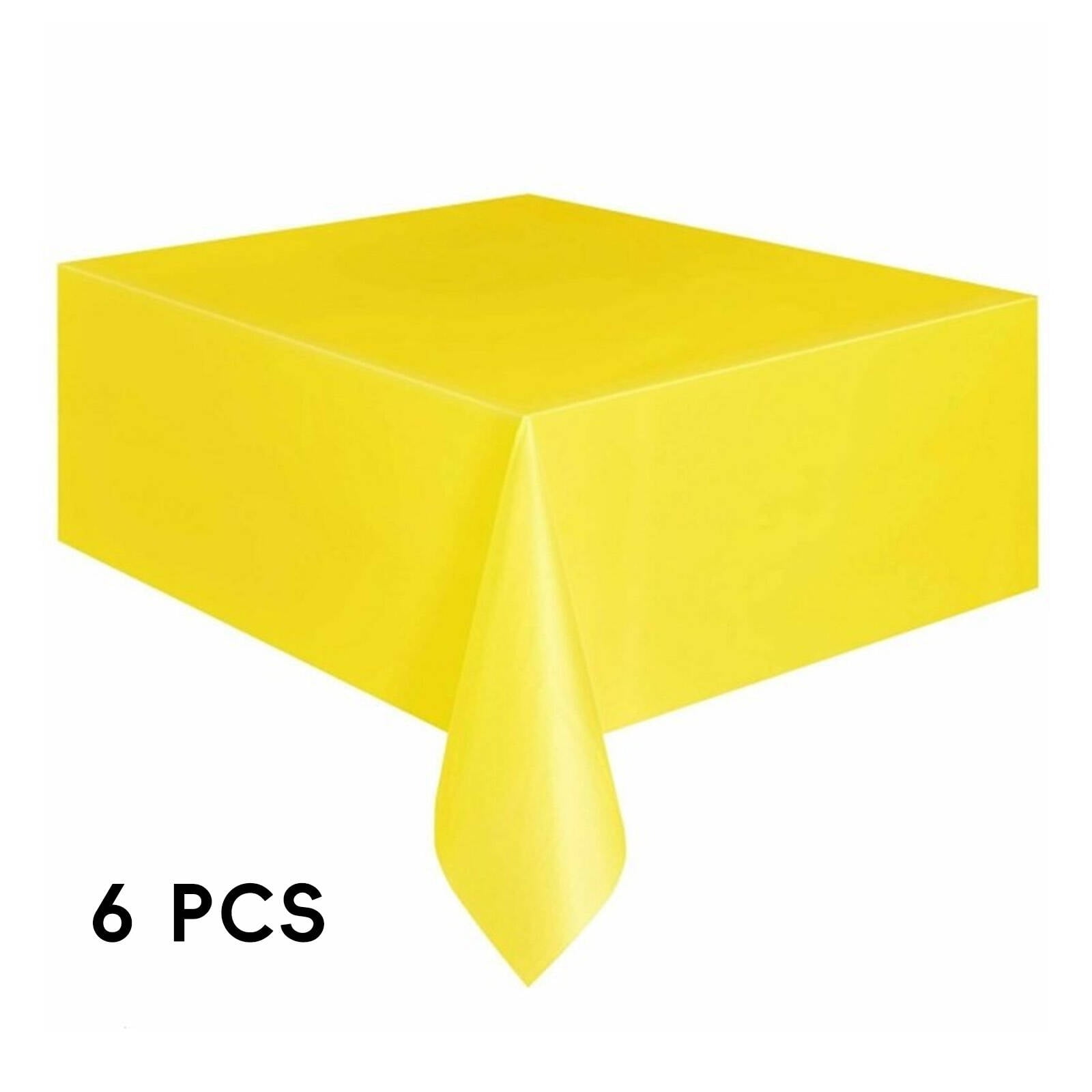 AUQ 6Pcs Table Cloth Large Rectangle Tablecloth,Environmentally ...