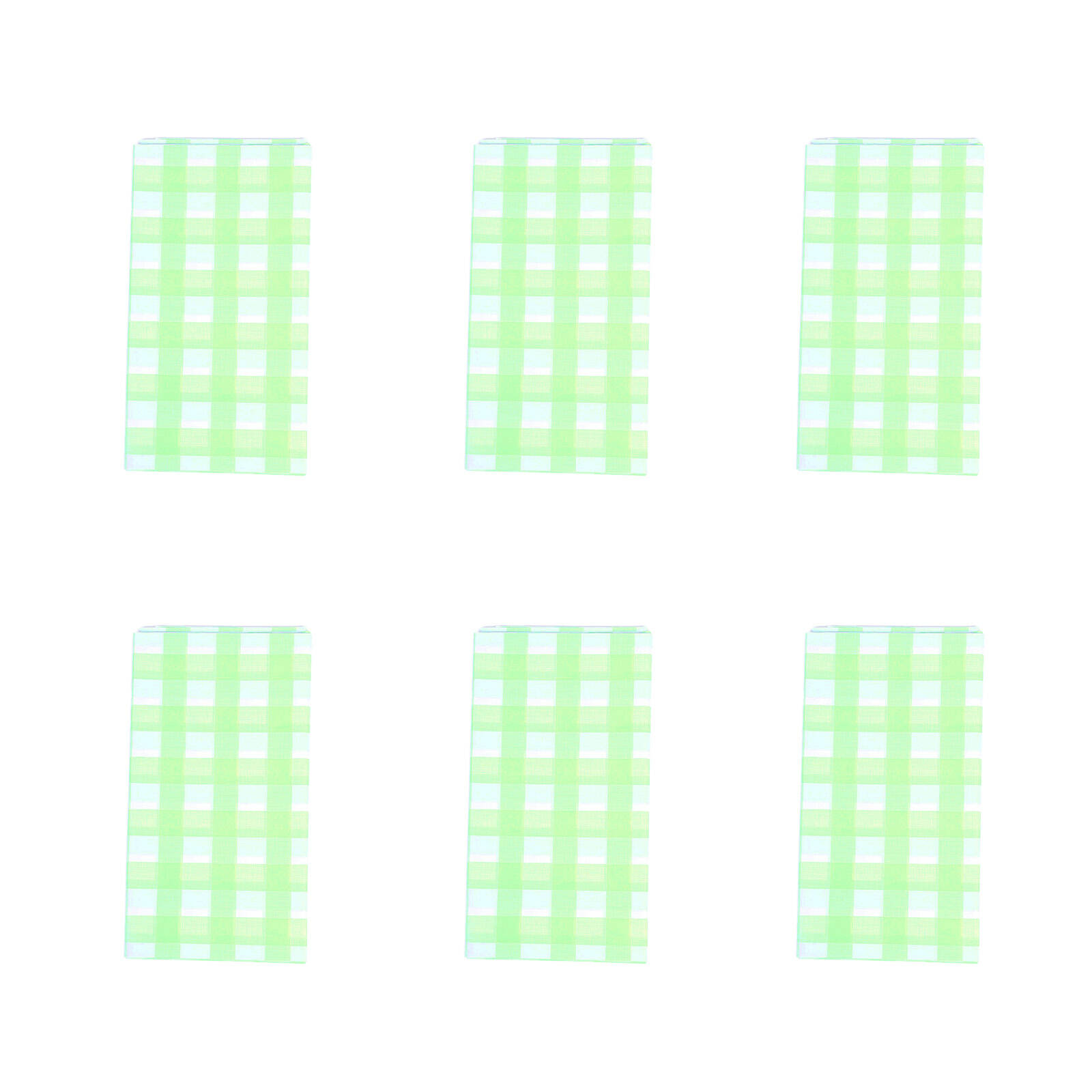 AUQ 6Pcs Table Cloth,Thick PEVA Tablecloths,Individually Packaged Table ...