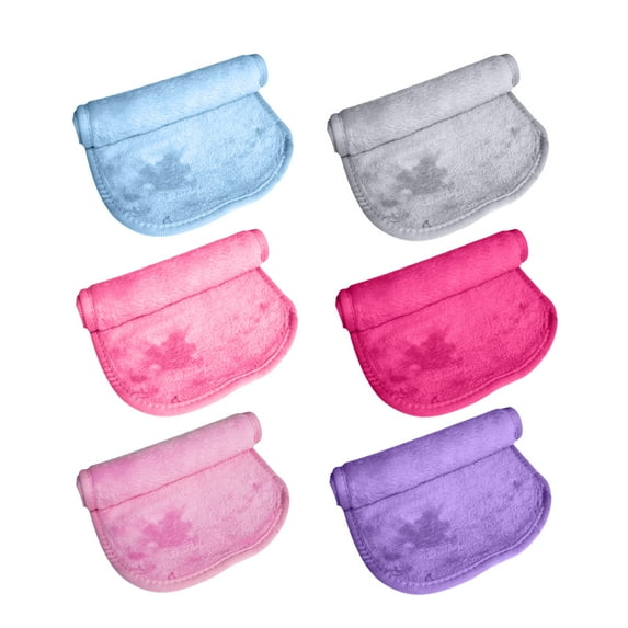 AUQ 6Pcs Wash Cloth,Plush Comfort Weave Face Cloths,Airy Non-Irritating ...
