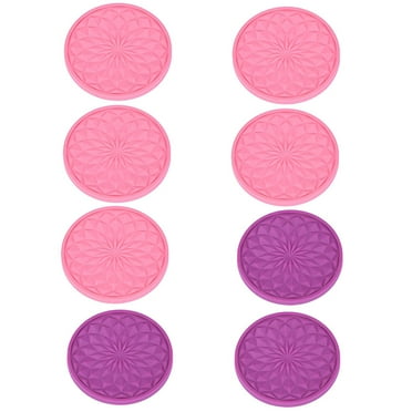 Godinger Round Coasters Gold Edge, Marble Coaster Set, Table Protection ...