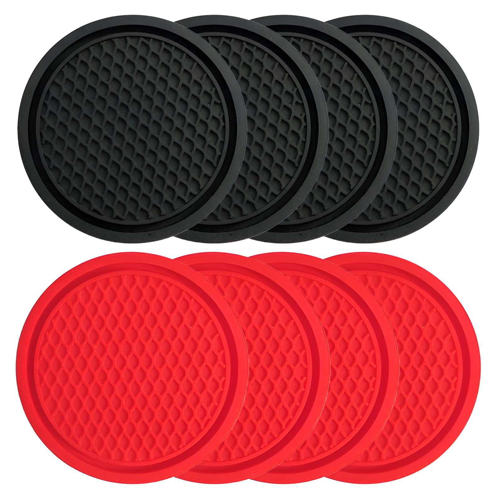 AUQ 8Pcs Coasters Set of 8,Supports Car Cup Holder Accessory ...