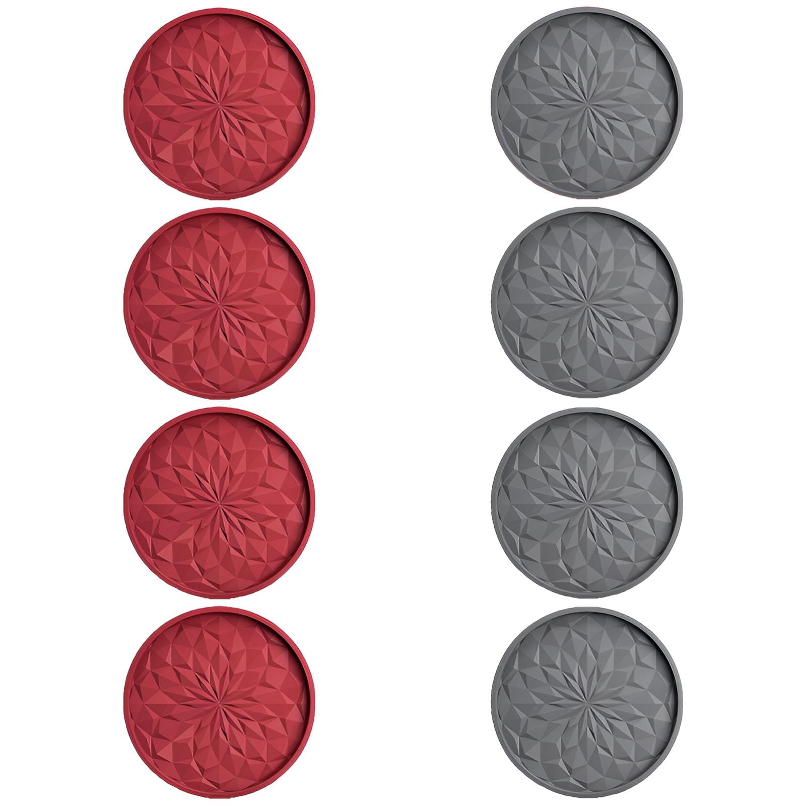 AUQ 8Pcs Coasters,Waterproof Design Drink Coasters,High Resilience ...