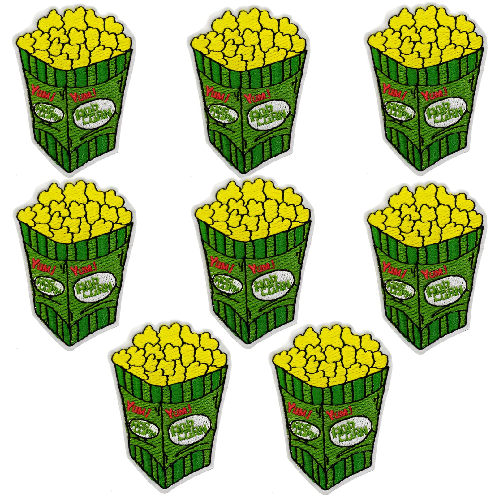 AUQ 8Pcs Iron on Patches Edge Stitch Patches for Jackets Soft & 3D ...