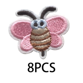Iron-On Patches for Clothing Repair and DIY Crafts in Assorted Styles