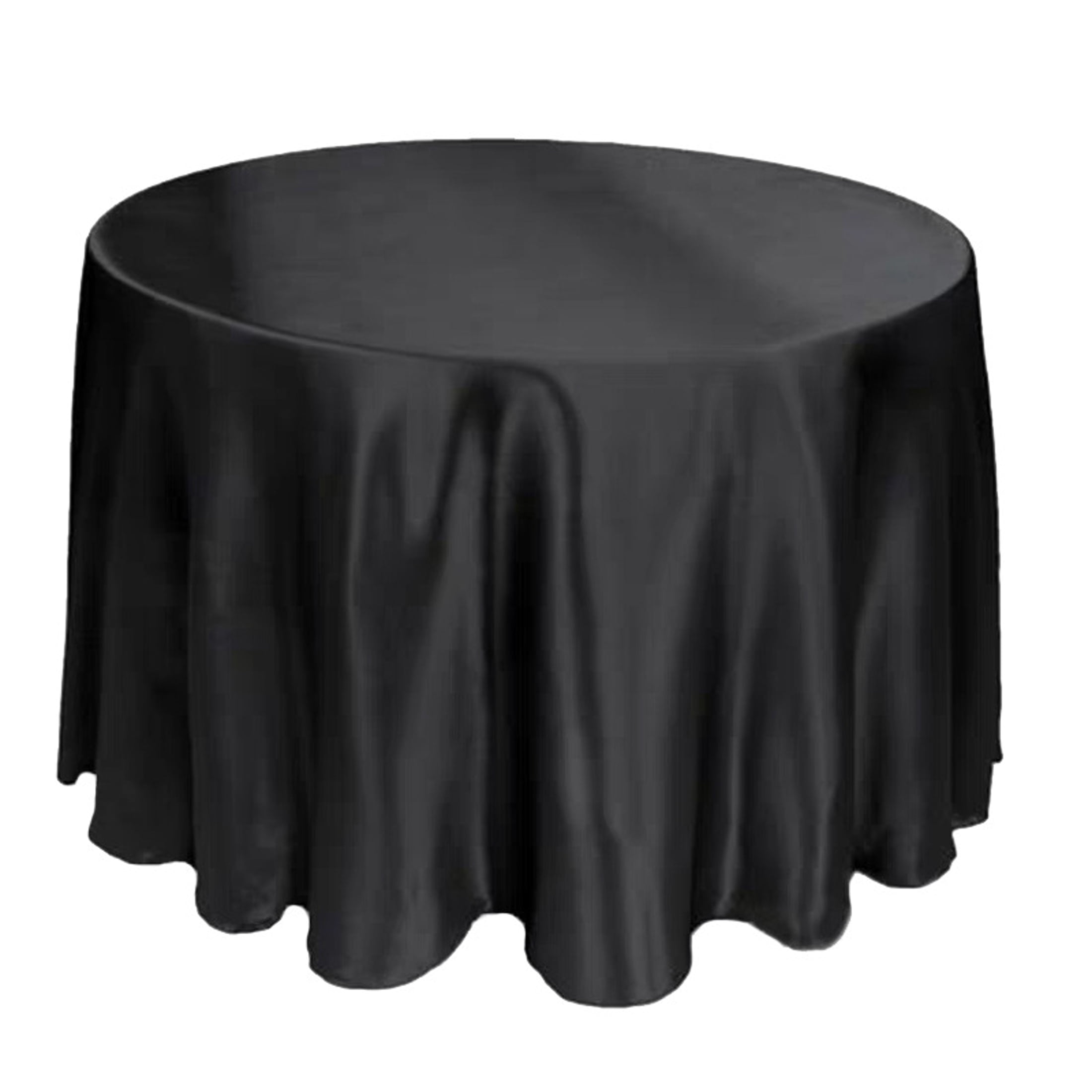 AUQ 90 Inch Round Fabric Tablecloth,Elegance Plaid,Polyester,No Iron ...