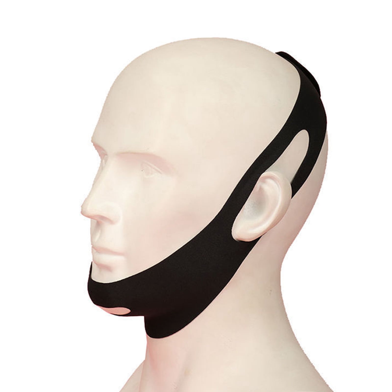 AUQ Anti Snore Chin Strap,Adjustable Jaw Support for Sleep Apnea Relief ...