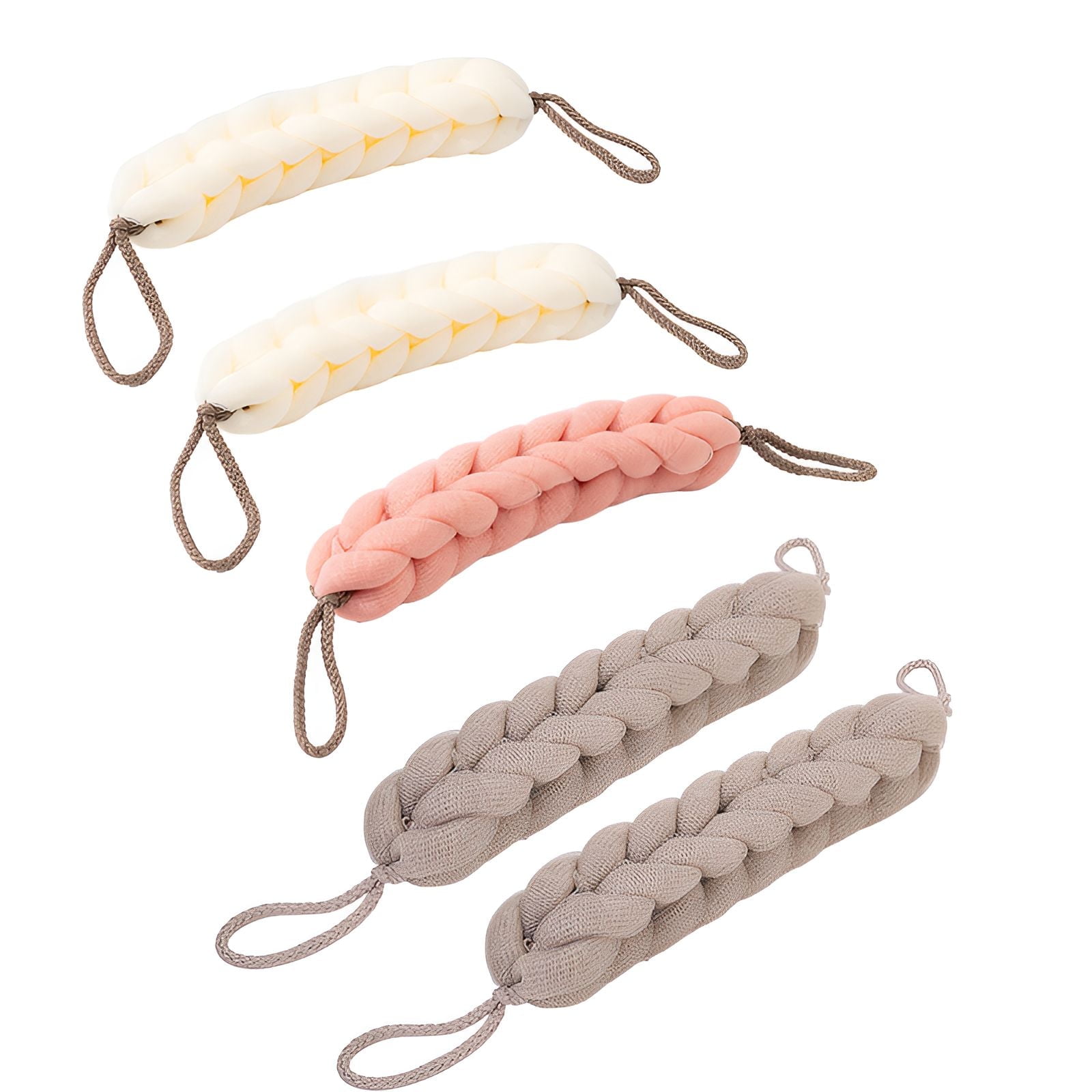 AUQ Back Scrubber for Shower,Adjustable Elastic Band Back Scrubber ...