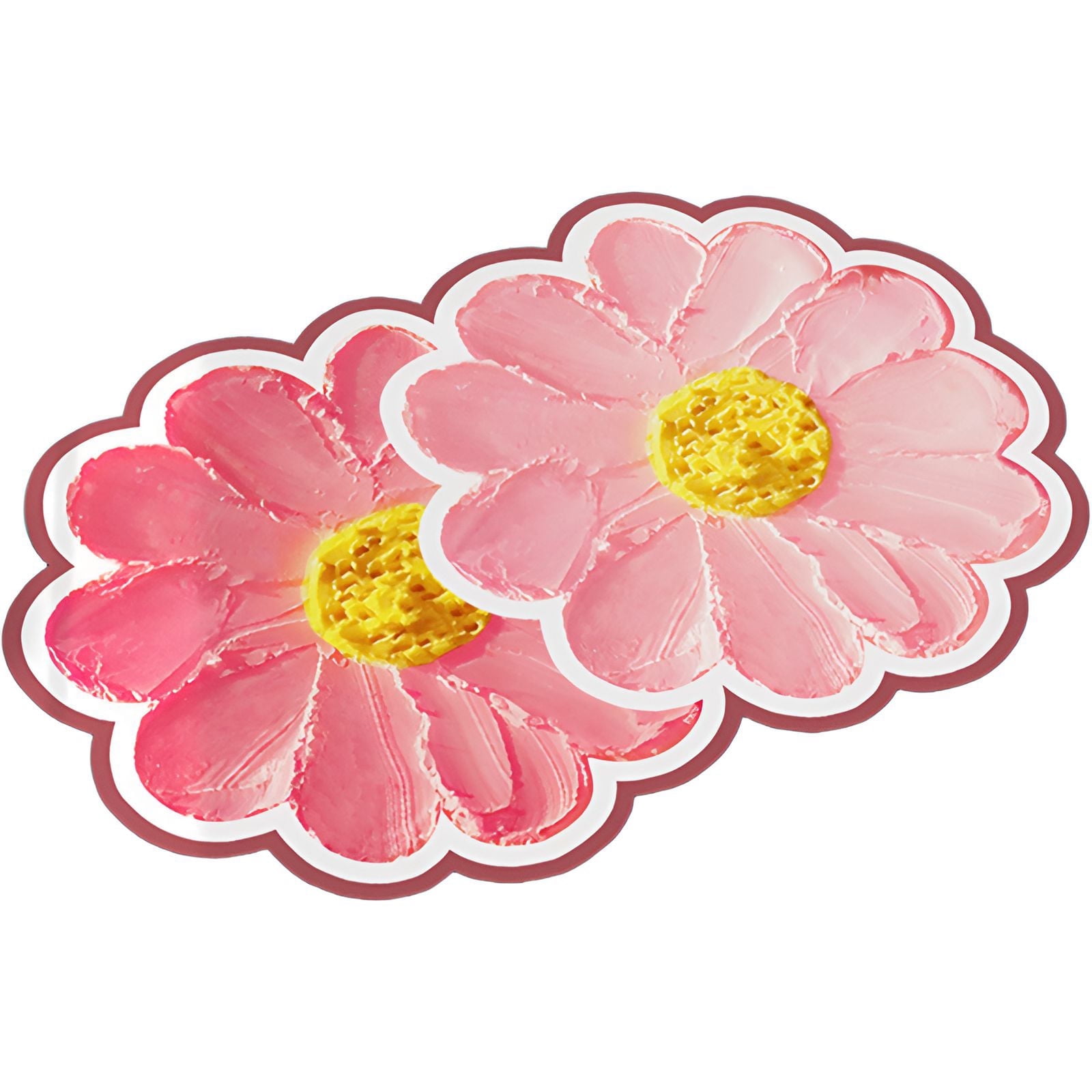 AUQ Bathroom Rugs,Multi-Plane Layered Construction Diatomaceous Earth ...