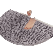 Bare Decor Erika Corner Shower Spa Mat, Solid Teak Wood, Oiled Finish ...