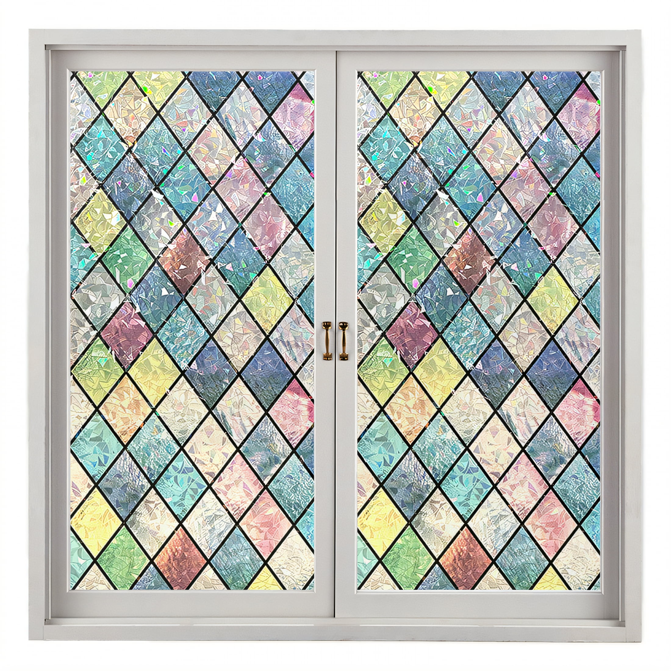 AUQ Bathroom Window Privacy Film,Opaque Cover Sheet Frosted Window Film ...