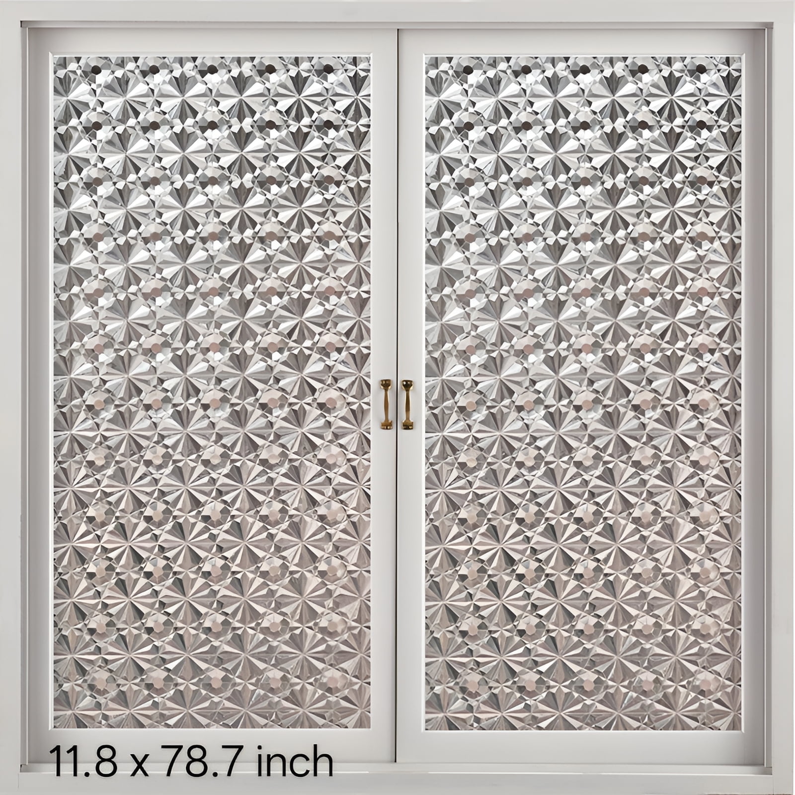 AUQ Bathroom Window Privacy Film,Prism Glass Design Glass Door Privacy ...