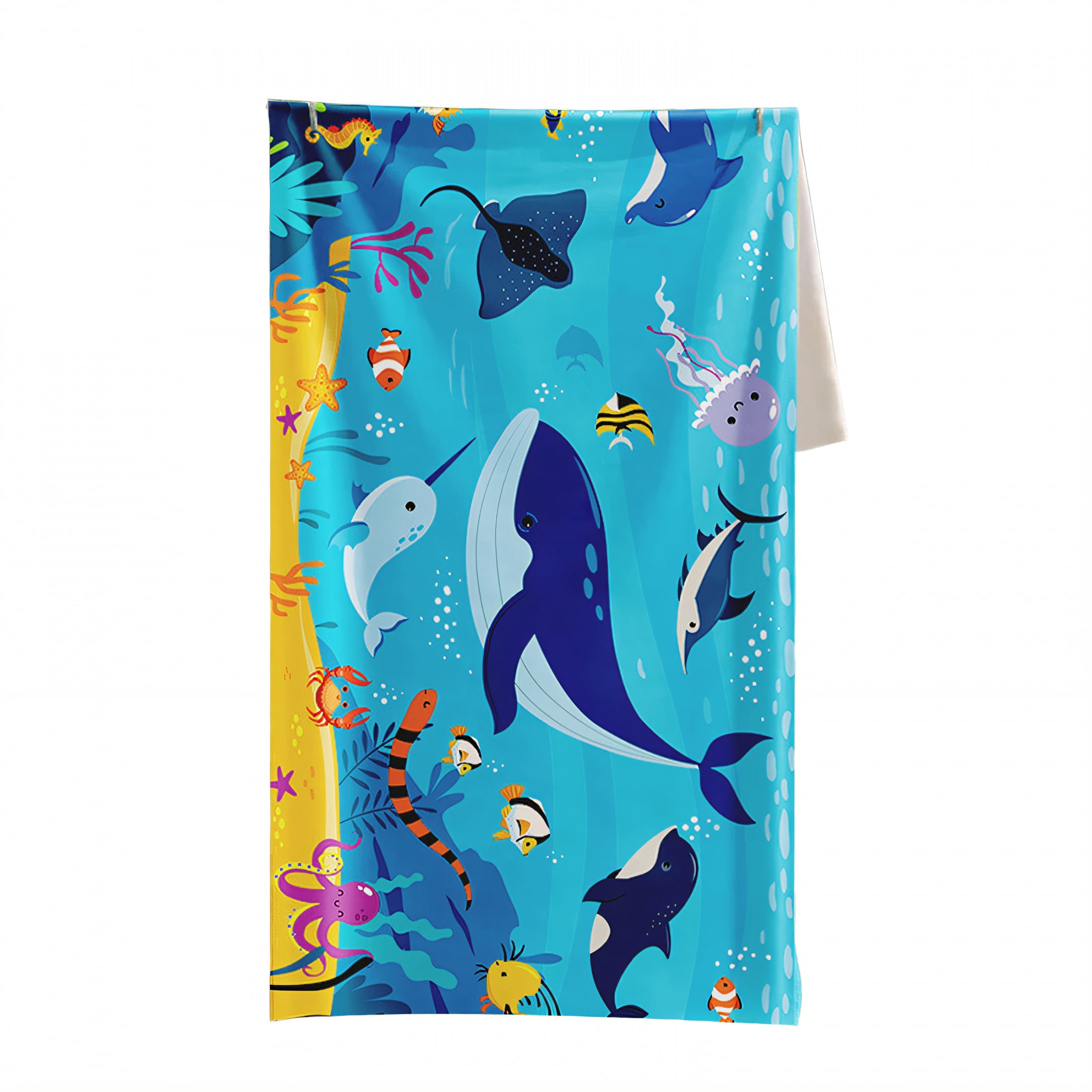 AUQ Beach Towels,Ample Cover Capacity Microfiber Beach Towel,Anti ...