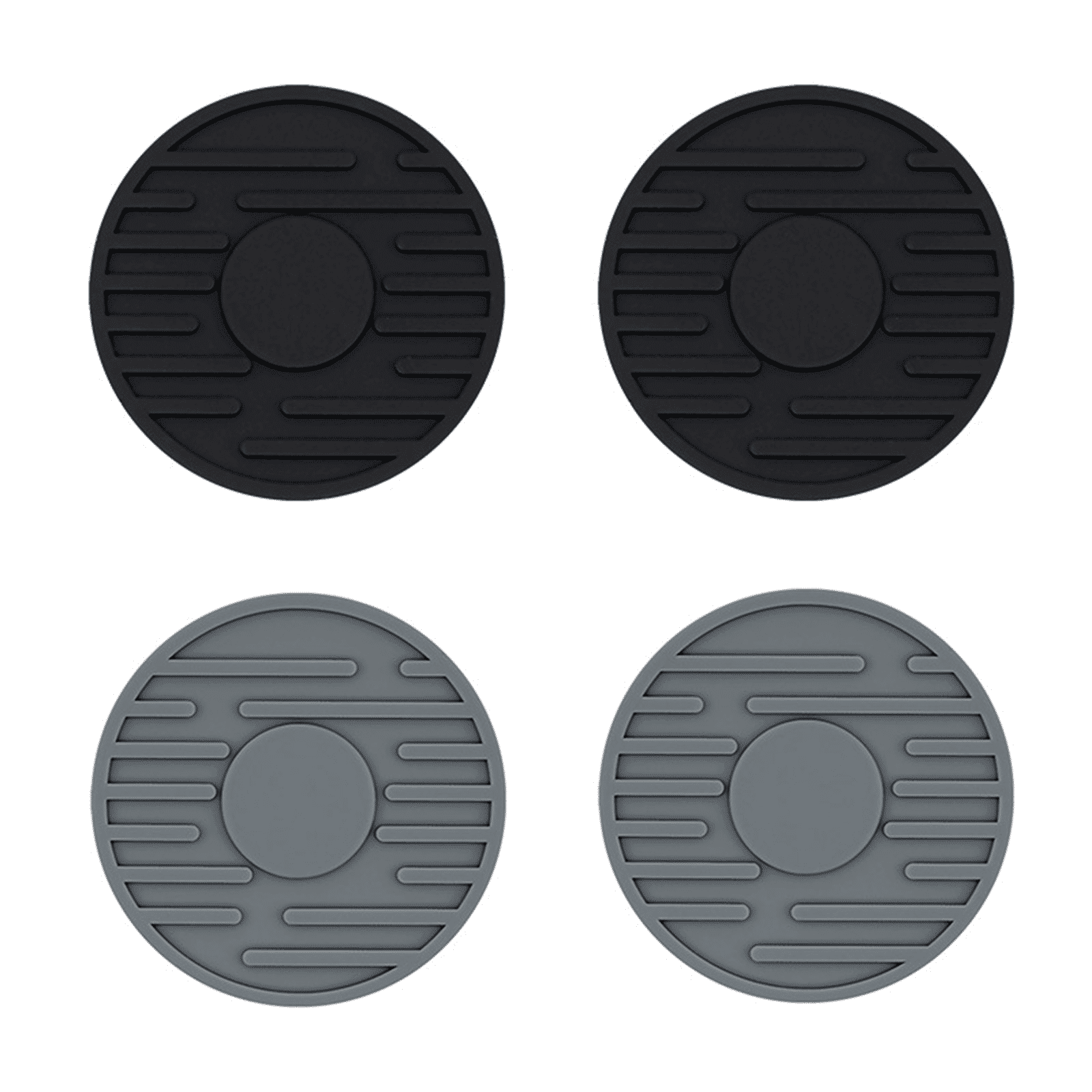 AUQ Car Coasters,Noise-Reducing Silicone Coasters for Cup Holders,PVC ...