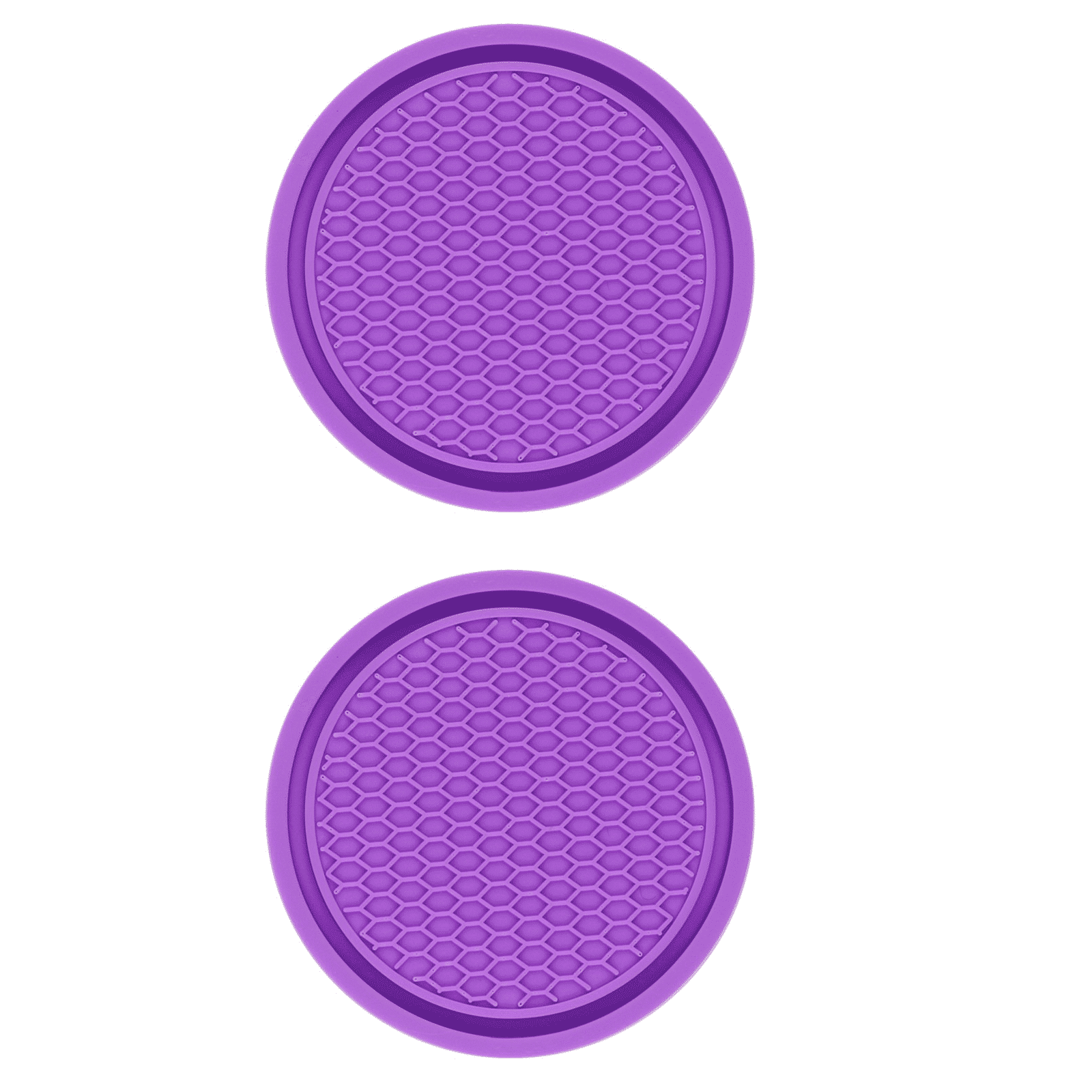 AUQ Car Coasters,Soft Eco-Friendly Silicone Coasters,Anti-Jitter Cup ...