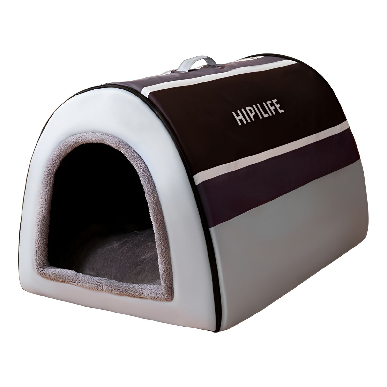 AUQ Cat Beds for Indoor Cats,French Bread Shape Design Cat Bed,Closed ...