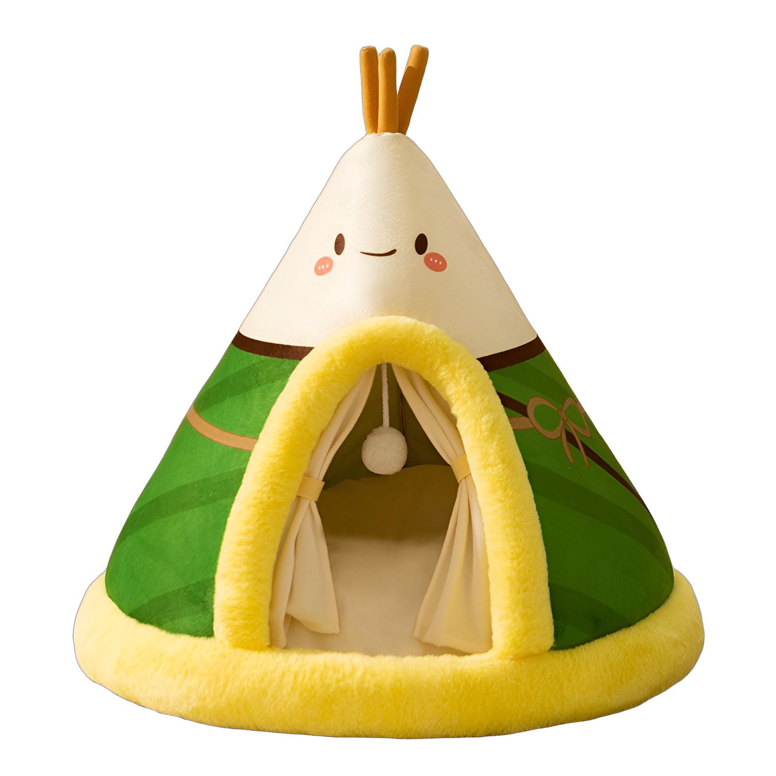 AUQ Cat Beds for Indoor Cats,Tunnel and Bed Integrated Design Cat Bed ...
