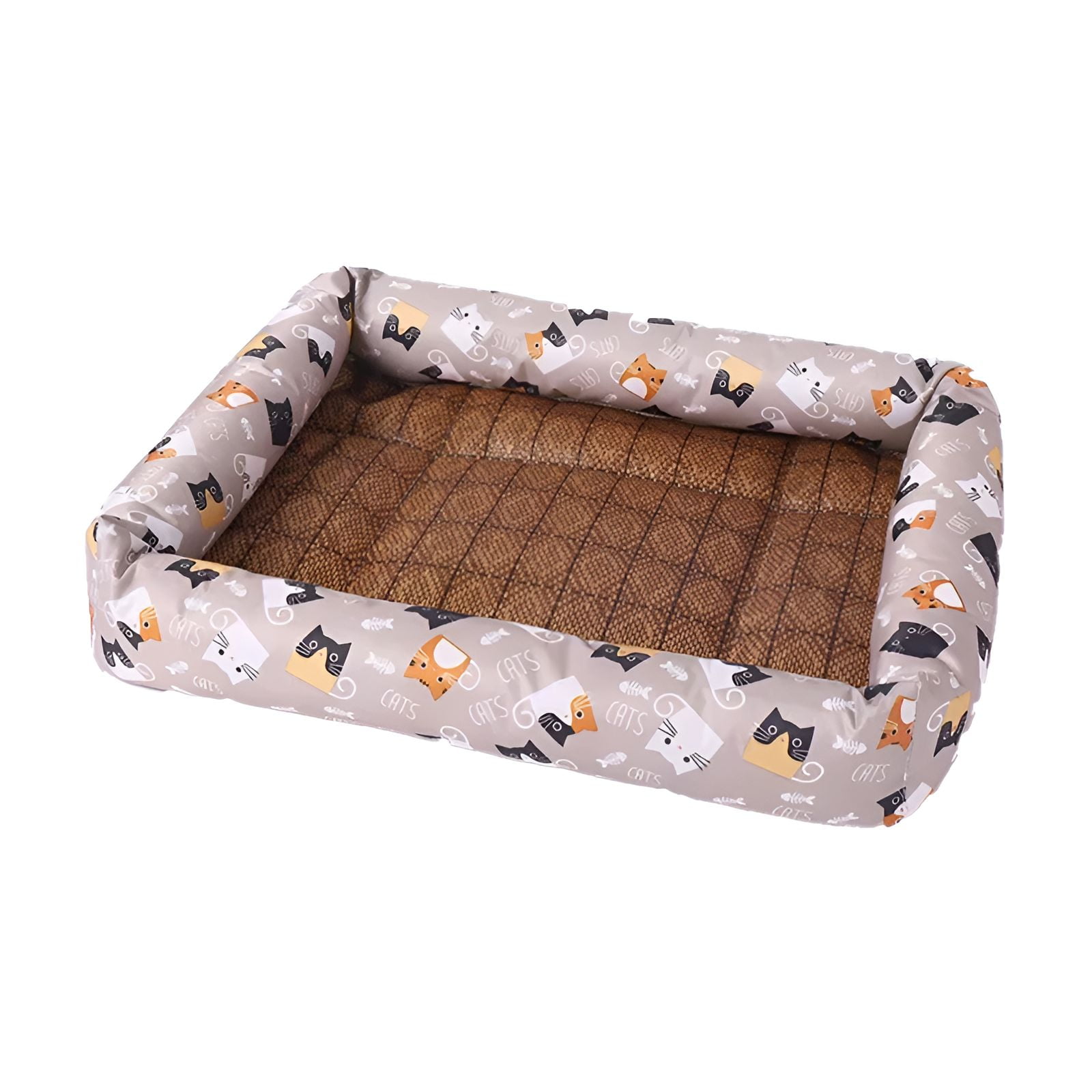 AUQ Cooling Mat for Cats,29.53*25.59*7.87"Cat Cooling Mat,Rattan Cat ...
