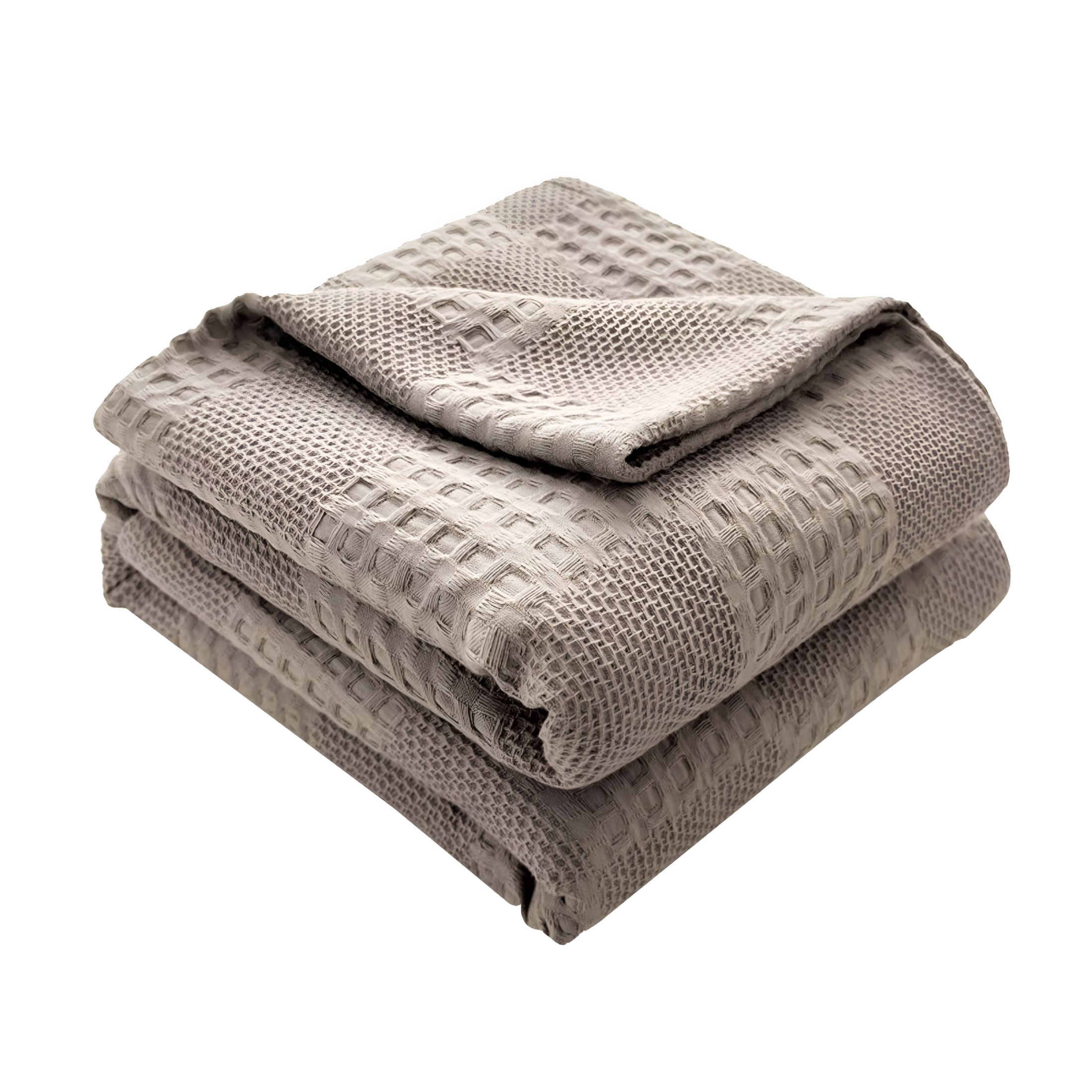 AUQ Cooling Waffle Blanket Queen Size,Lightweight Cotton Breathable ...