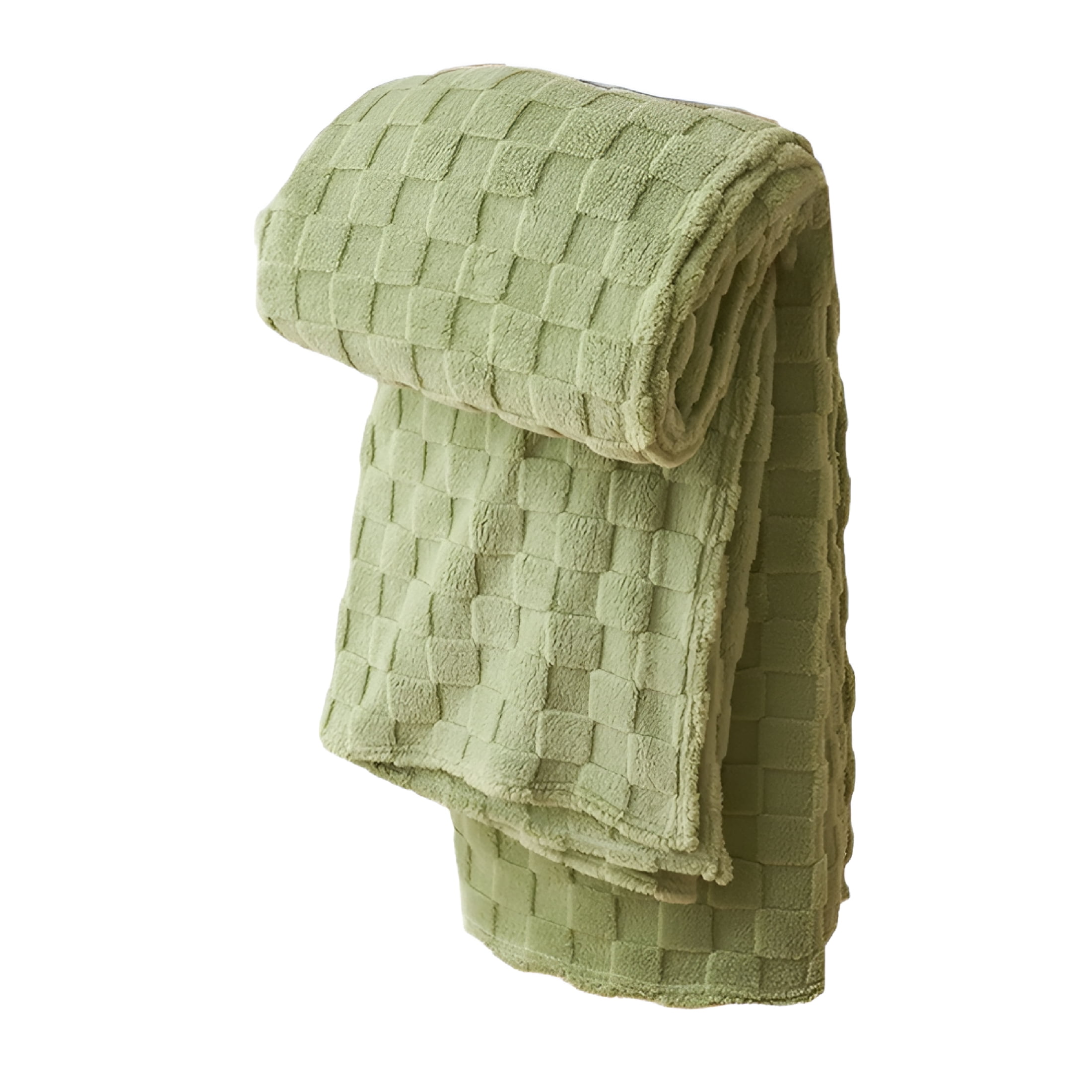 AUQ Cotton Blankets Queen Size, Luxury Waffle Weave Super Soft Blanket ...