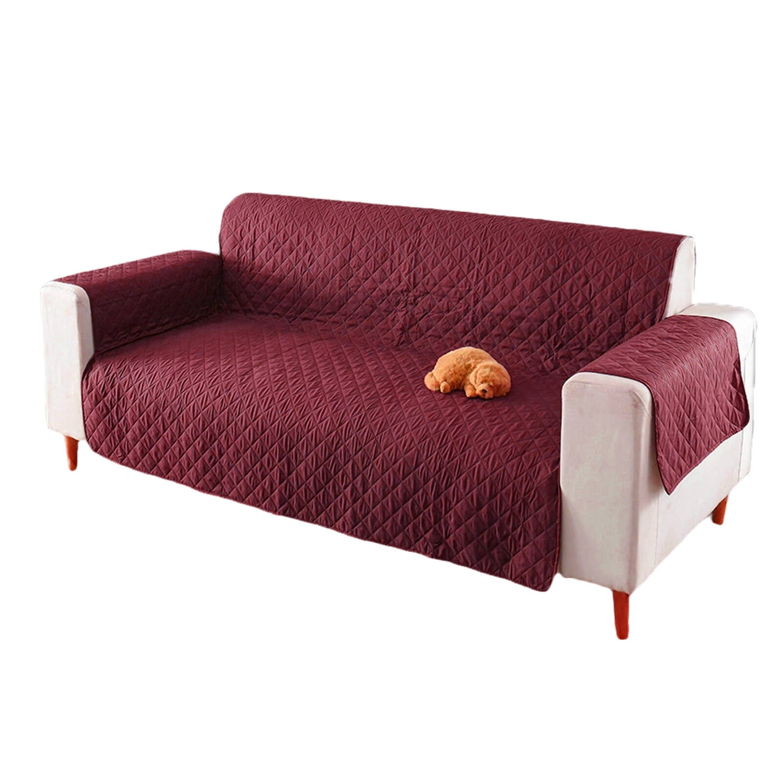AUQ Couch Cover Polyester Couch Covers Couch Sofa Pet Friendly Soft to ...