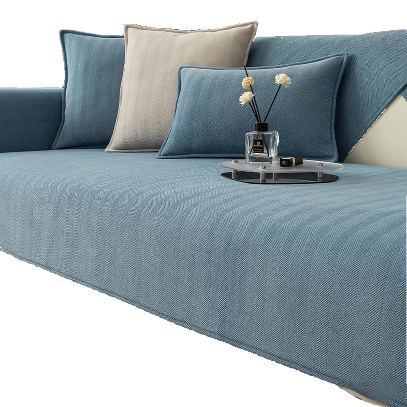 AUQ Couch Cover Resists Spills,Stains,and Dirt,Ensuring Your Sofa Stays ...