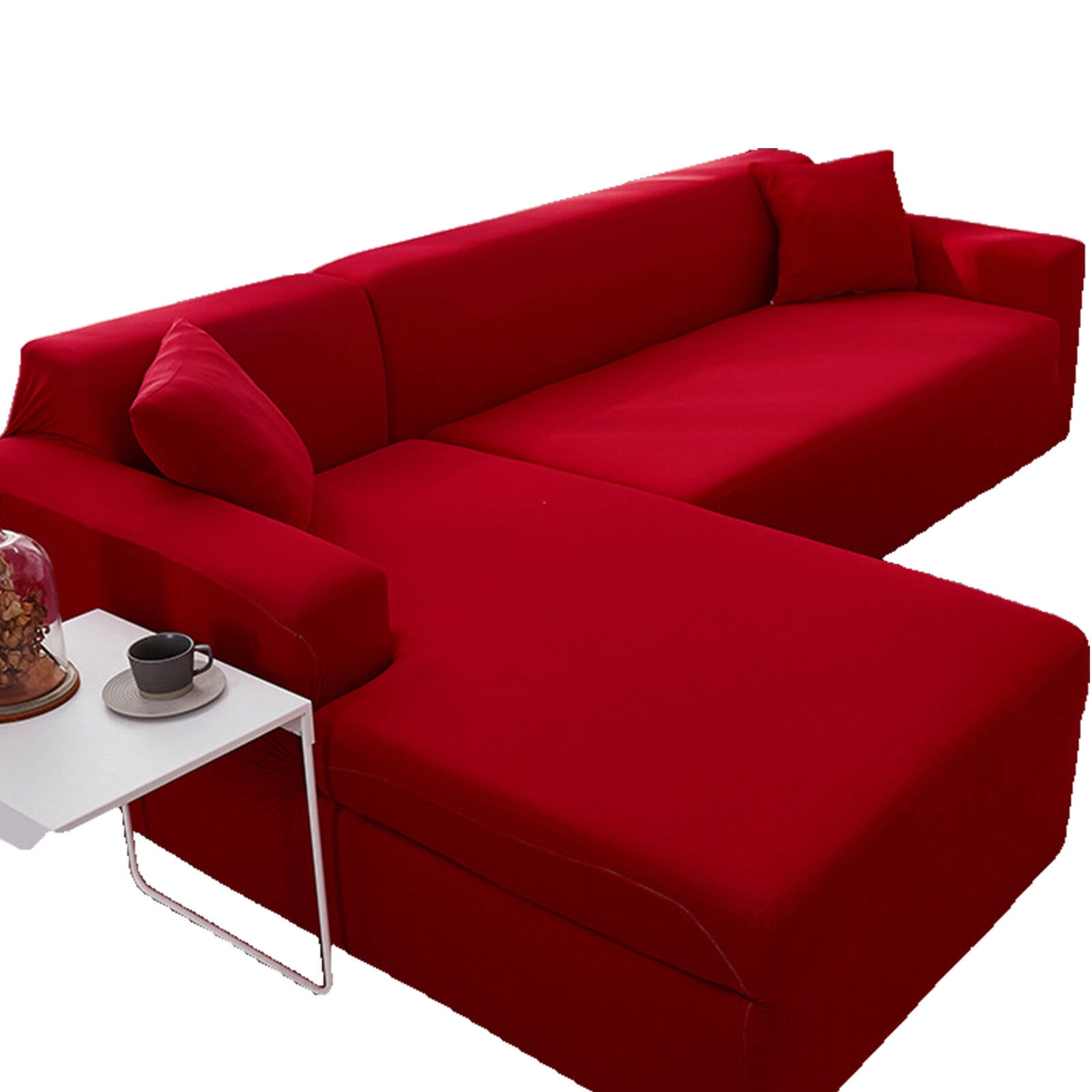 AUQ Couch Cover Works Perfectly for Homes with Kids Or Pets L Shaped ...