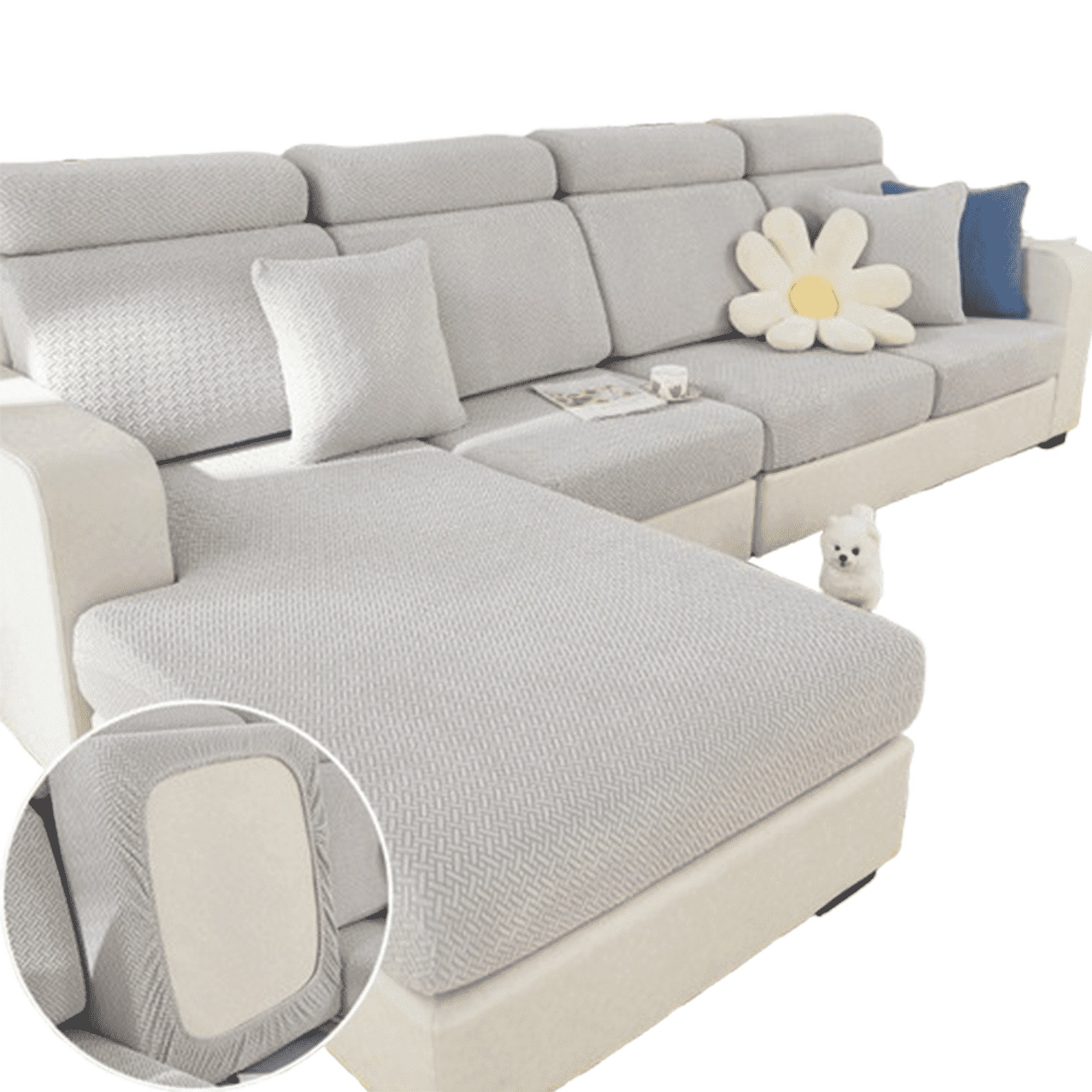 AUQ Couch Slipcover Protect the Sofa From Wear and Tear Sofa Covers ...