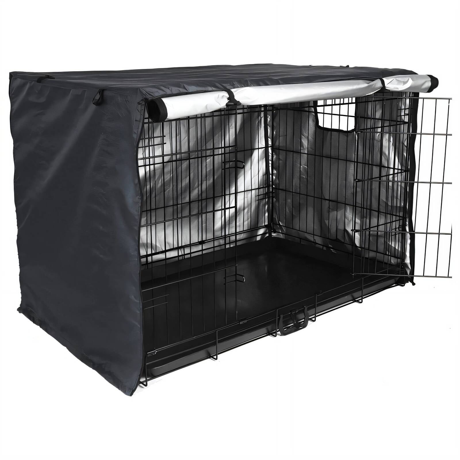AUQ Crate Covers for Dog Cages,Water-Resistant Oxford Fabric Double ...