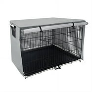 Lucky Dog Weatherguard Outdoor Dog Kennel Roof Frame, Black, 15'L x 5'W ...