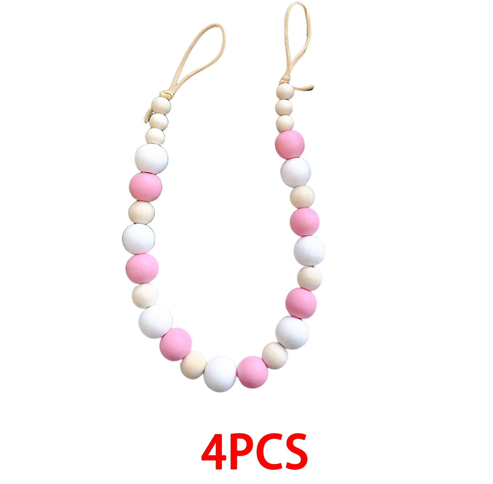 AUQ Curtain Holdbacks,Natural Wooden Sleek Curtain Holders,Adjustable ...