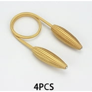 Efavormart Set of 2 | 7" Gold Acrylic Crystal Curtain Tie Backs, Square ...