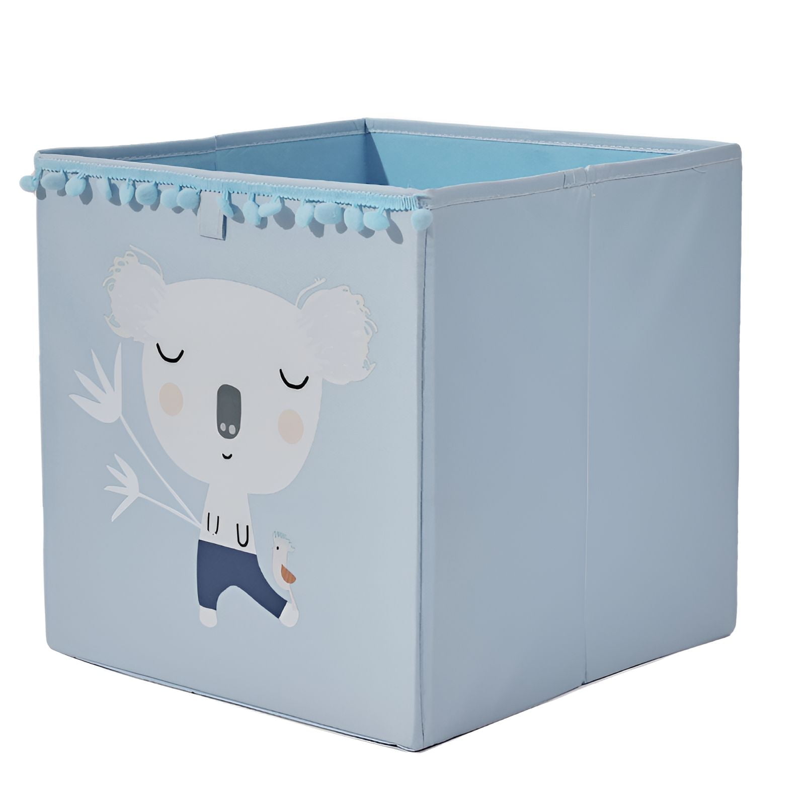 AUQ Fabric Storage Bins,13 inch Cube Storage Bins,Peach Skin Velvet ...
