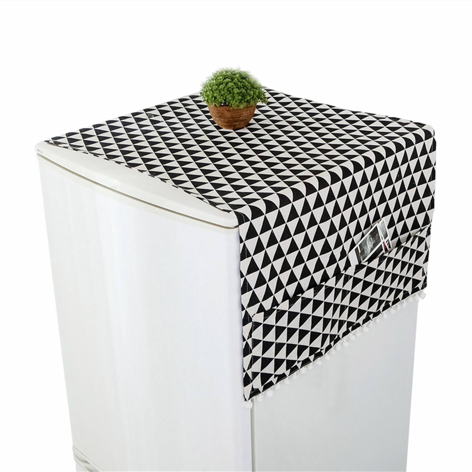 AUQ Fridge Dust Cover,Convenient Storage Refrigerators Cover,Prevents ...