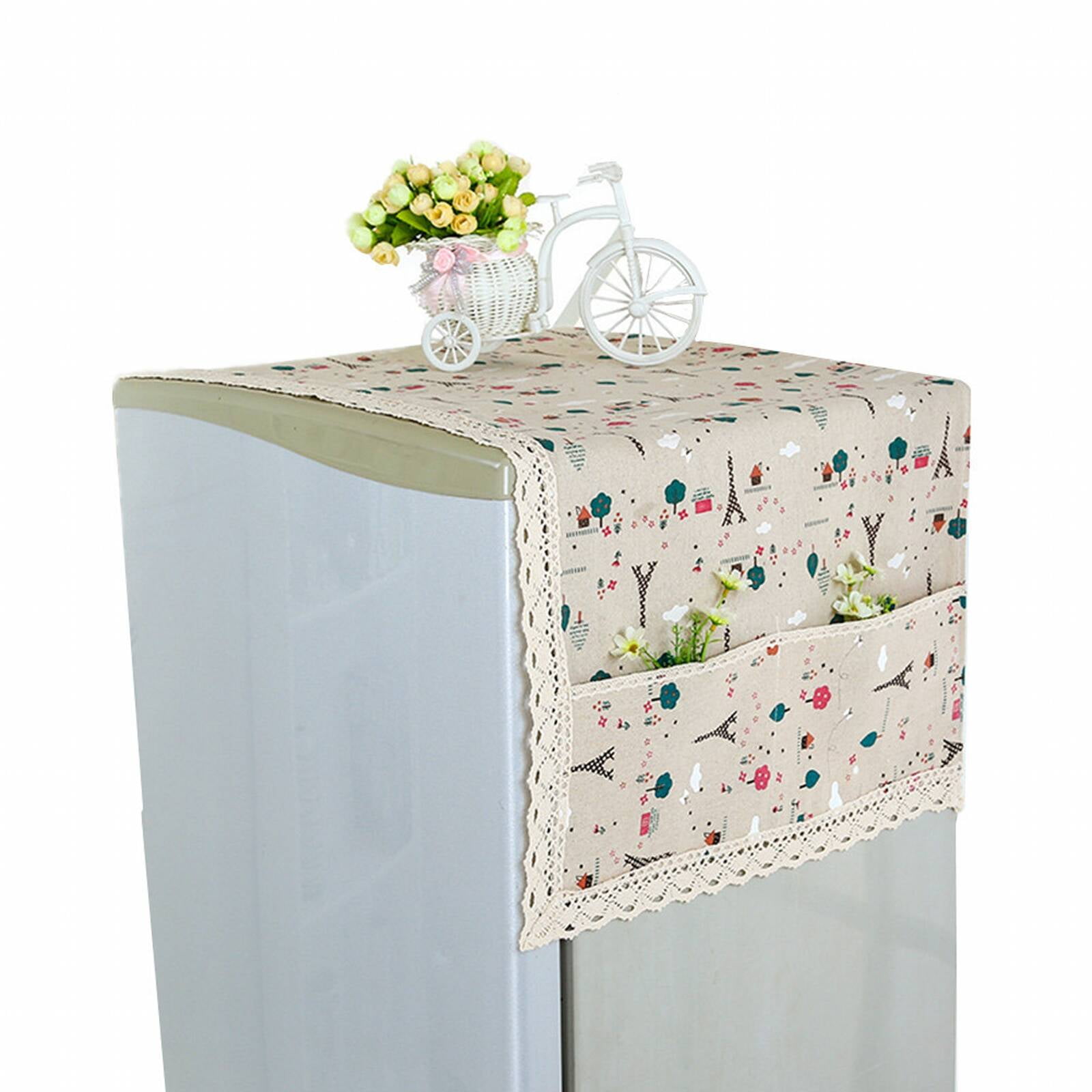 AUQ Fridge Dust Cover,High-Quality Eco-Friendly Material Refrigerators ...