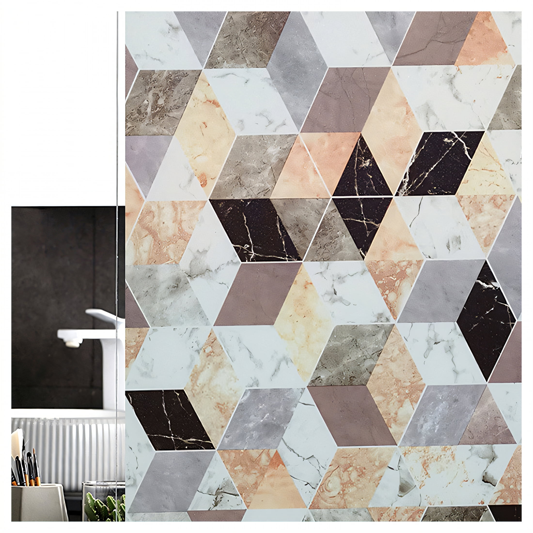 AUQ Frosted Glass Window Film,Cool Tone Masking Frosted Window Film ...