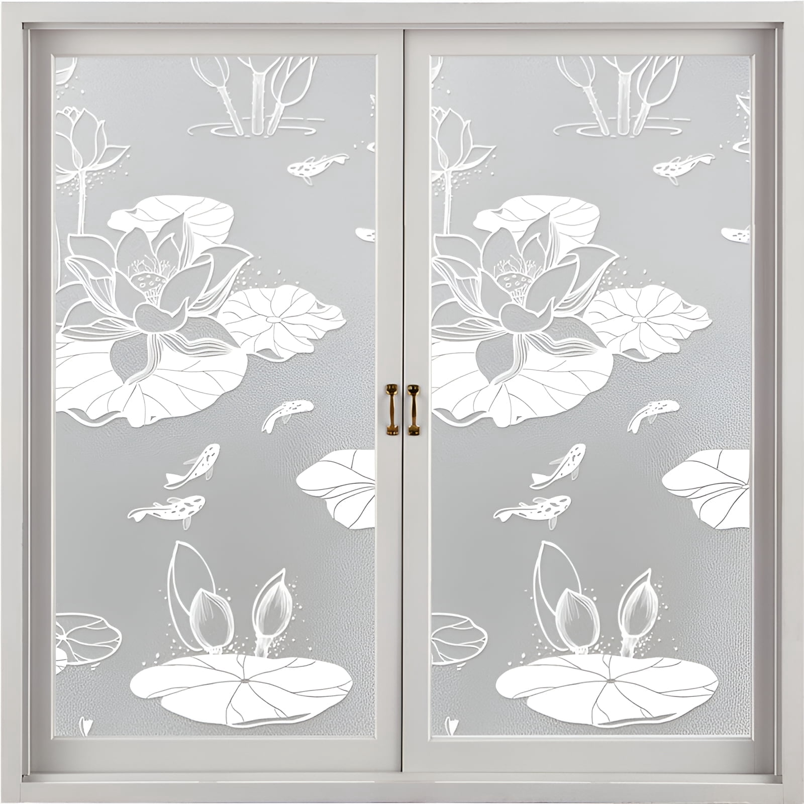AUQ Frosted Glass Window Film,Reusable Feature Frosted Window Film ...