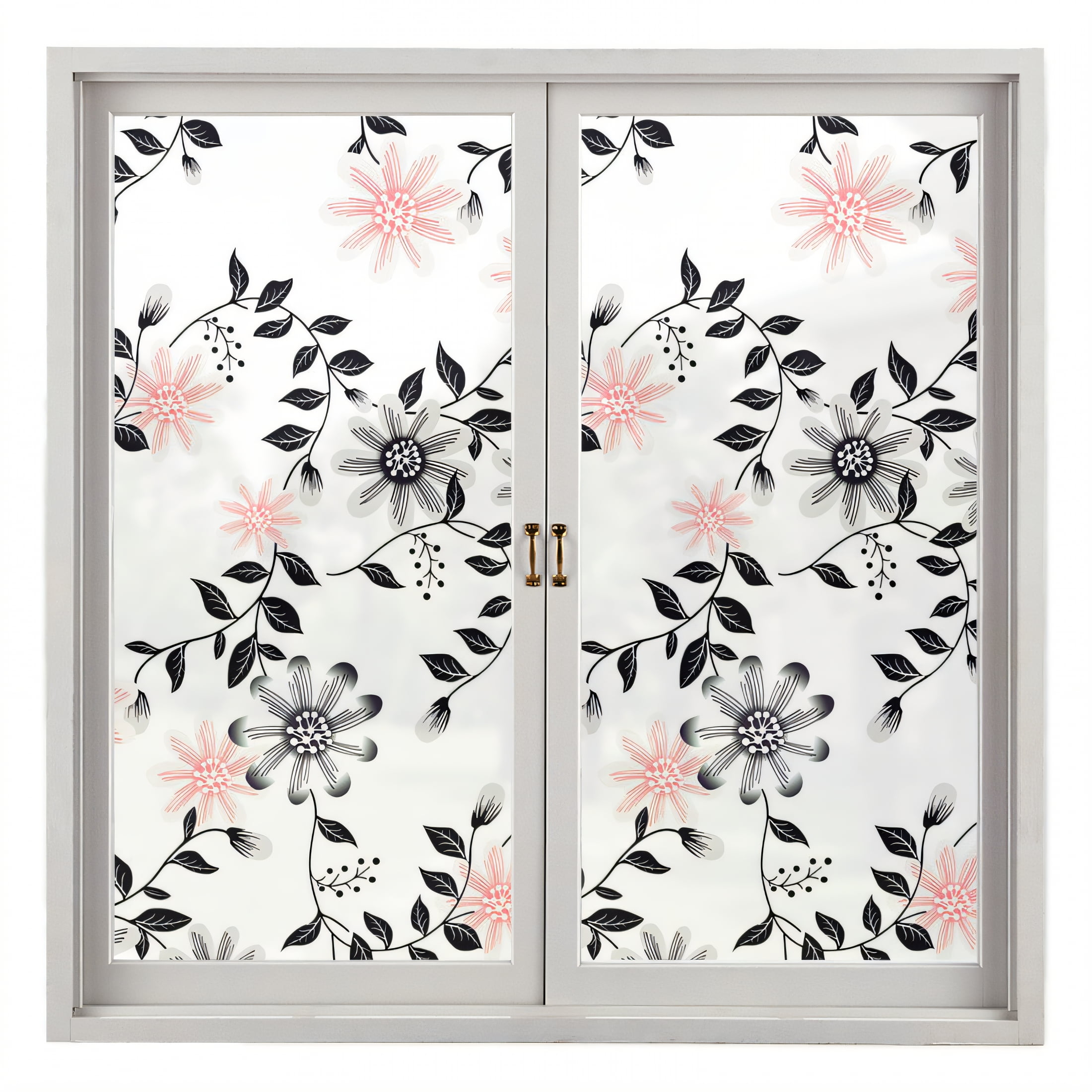 AUQ Frosted Glass Window Film,Soft-Glow Texture Frosted Window Film,No ...