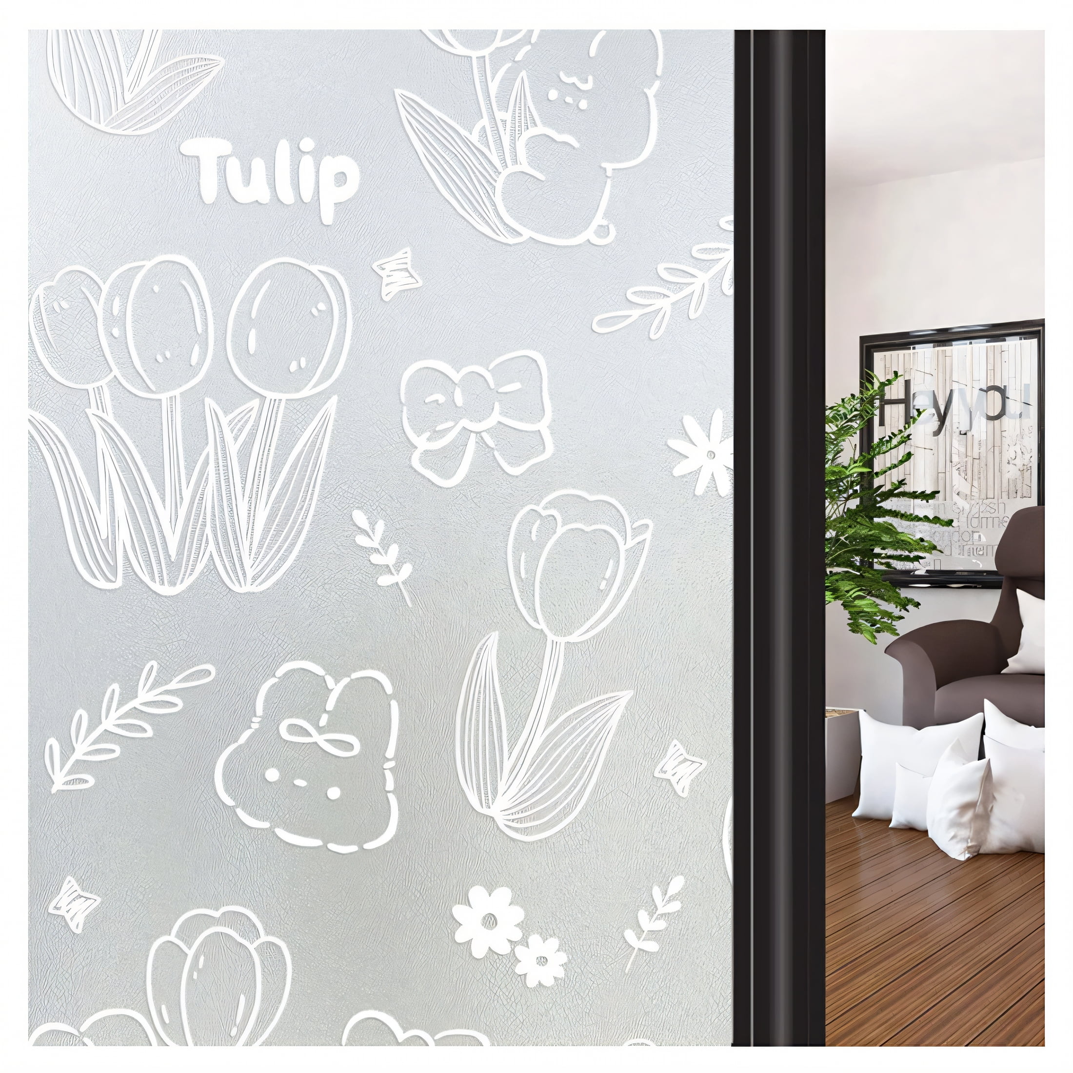 AUQ Frosted Glass Window Film,Static Fixation Frosted Window Film ...