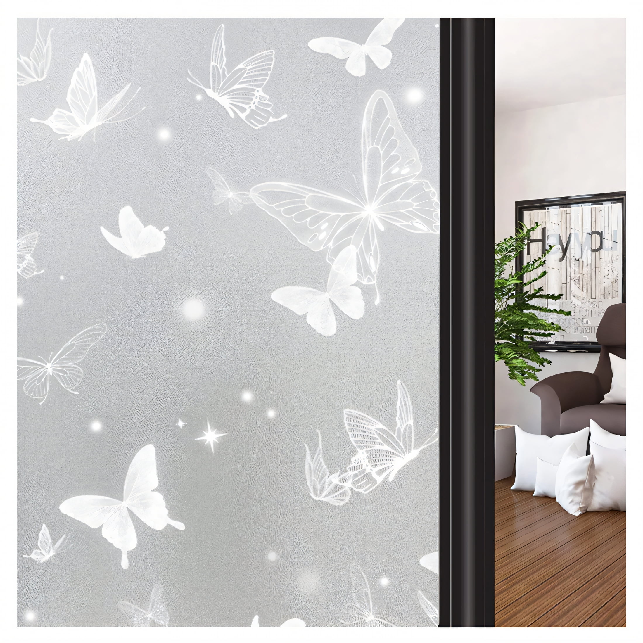 AUQ Frosted Glass Window Film,Water Exposure Resistance Frosted Window ...