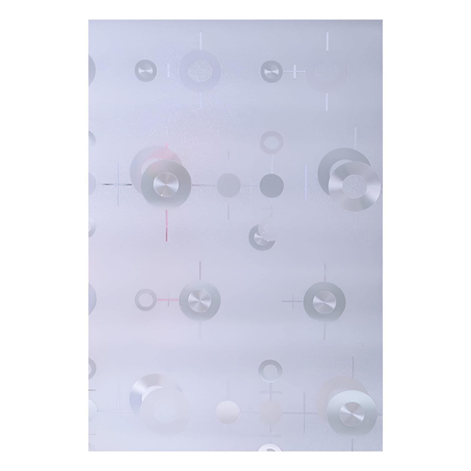 AUQ Frosted Window Film,Misty Look Finish Bathroom Window Privacy Film ...
