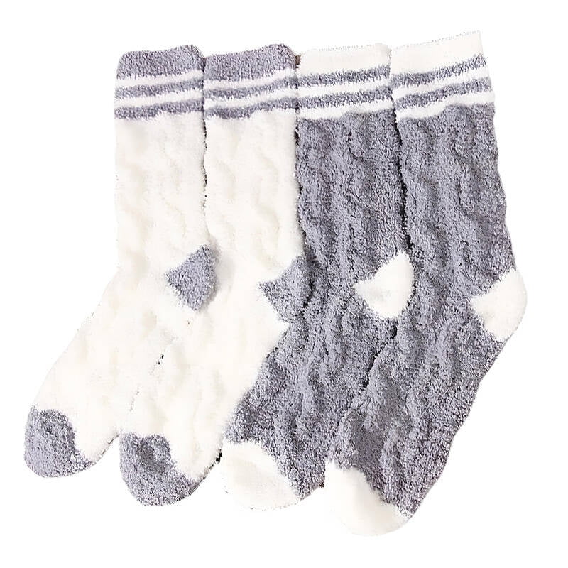 AUQ Fuzzy Socks for Women,Comfortable Slouchy Socks Design Fun Socks ...