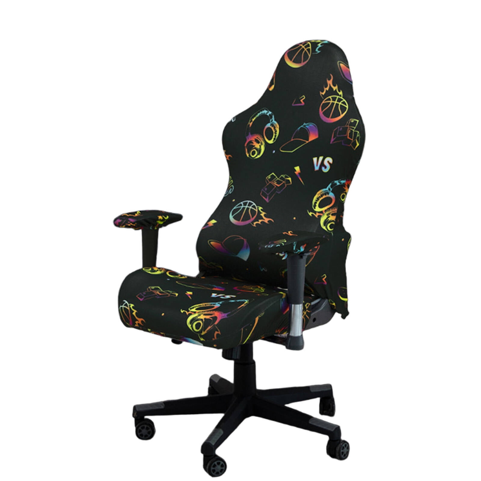 AUQ Gaming Chair Cover,Lazy Recliner Chair,Stylish Print Chair Covers ...