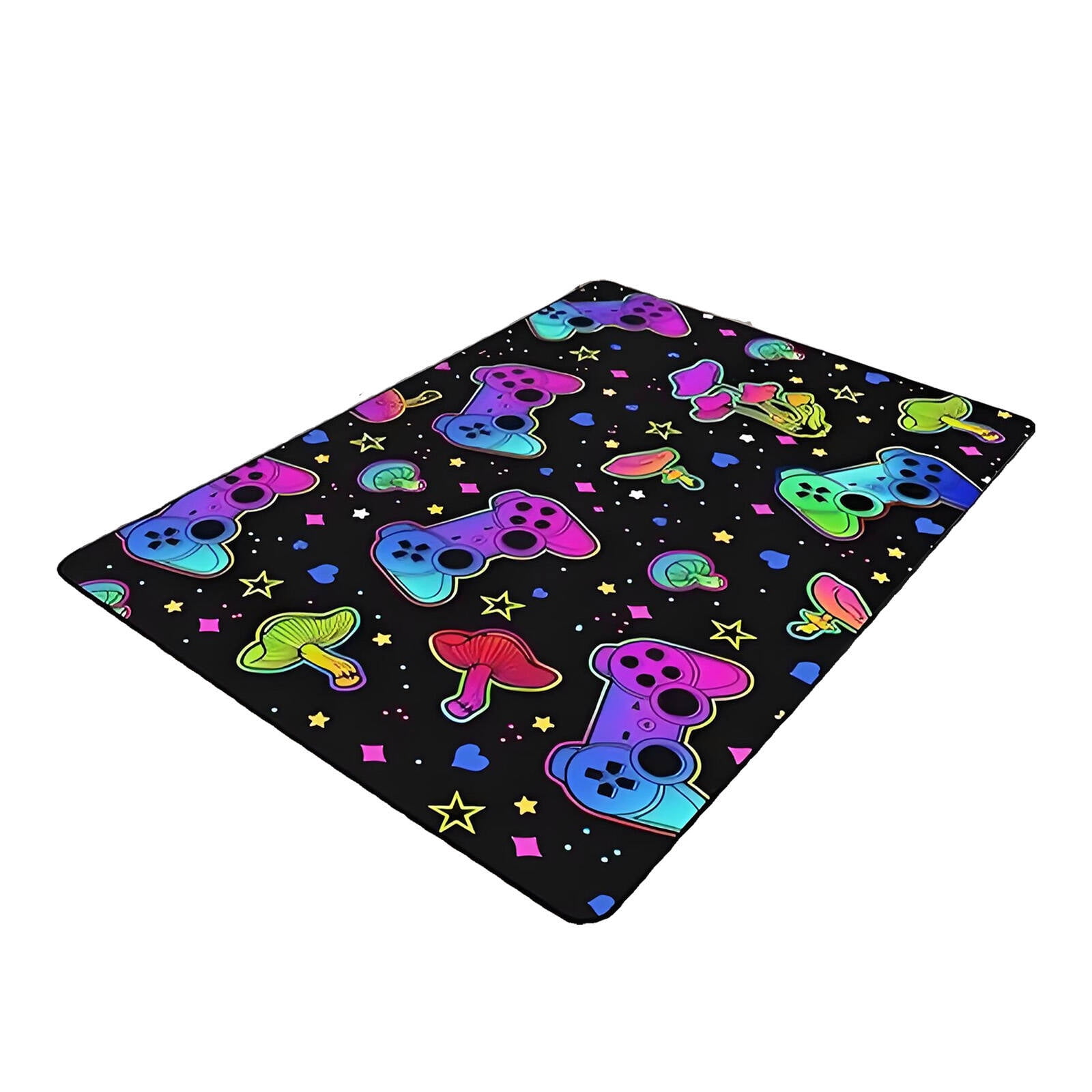 AUQ Gaming Rug 3D Game Controller Mat Boys Bedroom Decor Track Design ...